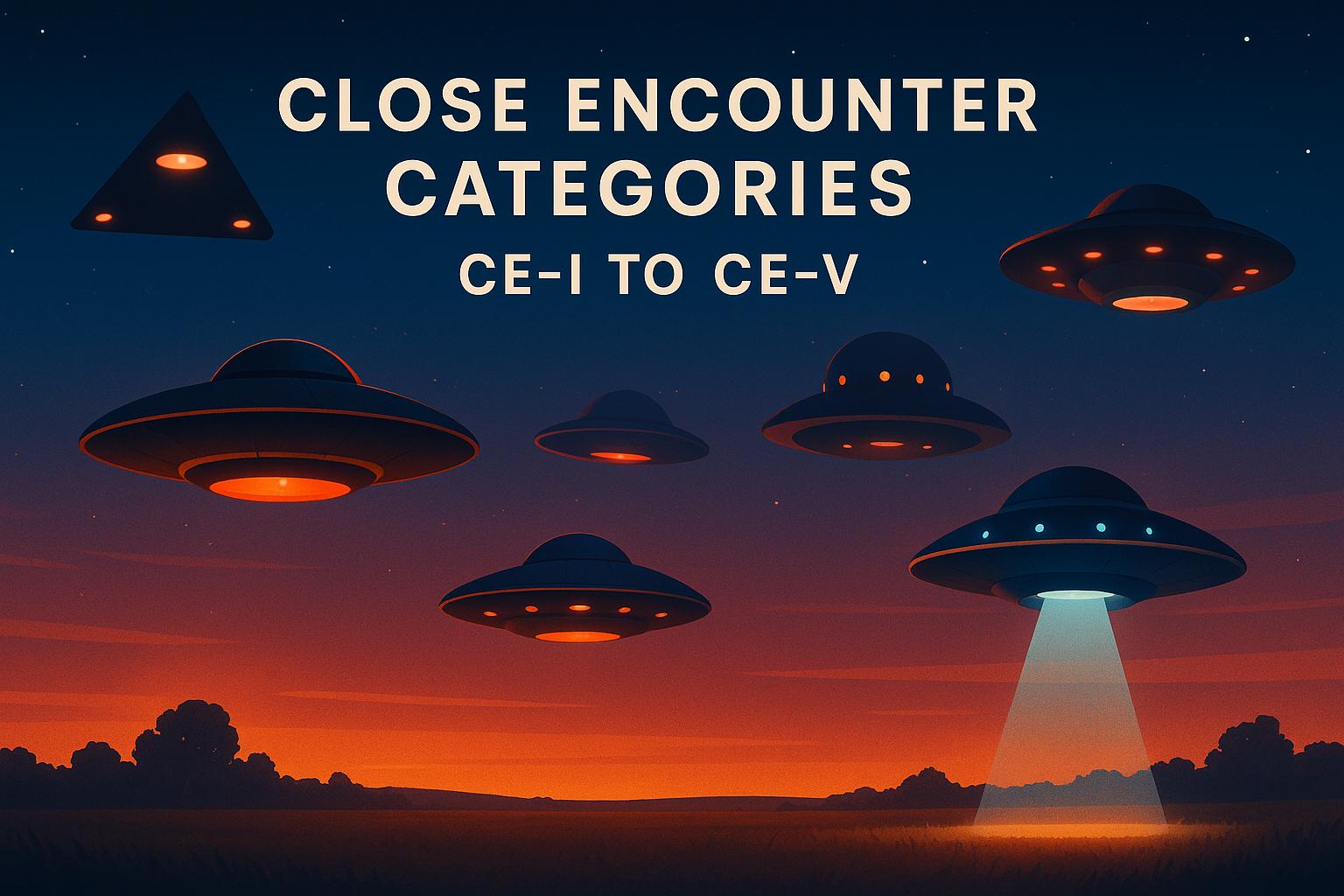 Close Encounter Categories (CE-I to CE-V)